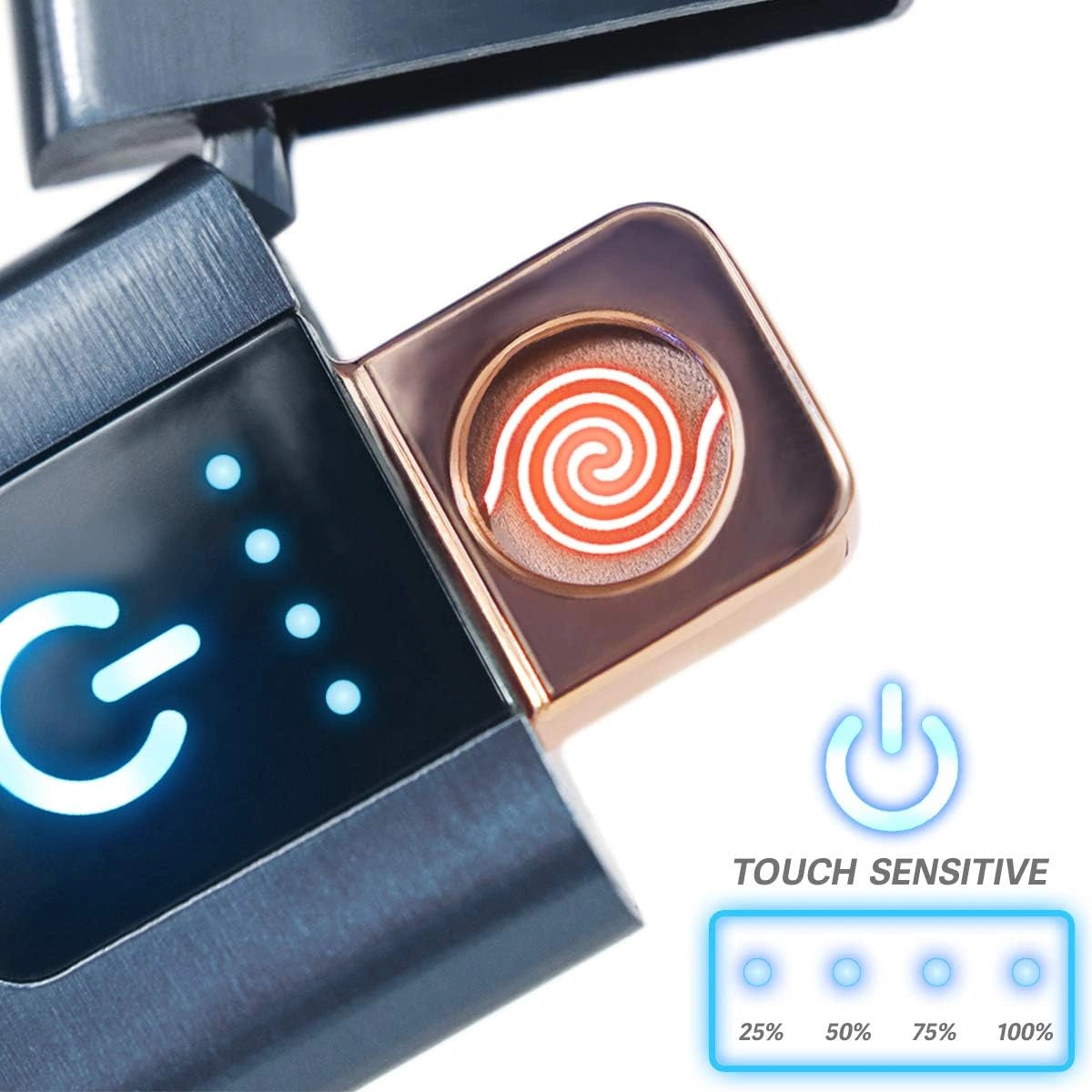 Smart Cigarette Lighter with Fingerprint Sensor Double – One Click Shop