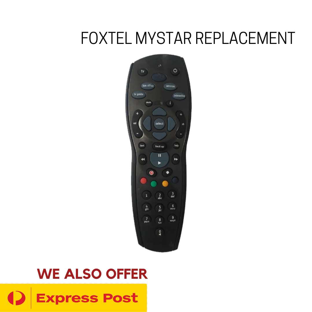 Foxtel MyStar Replacement Remote Control Sky New Zealand - One Click ...