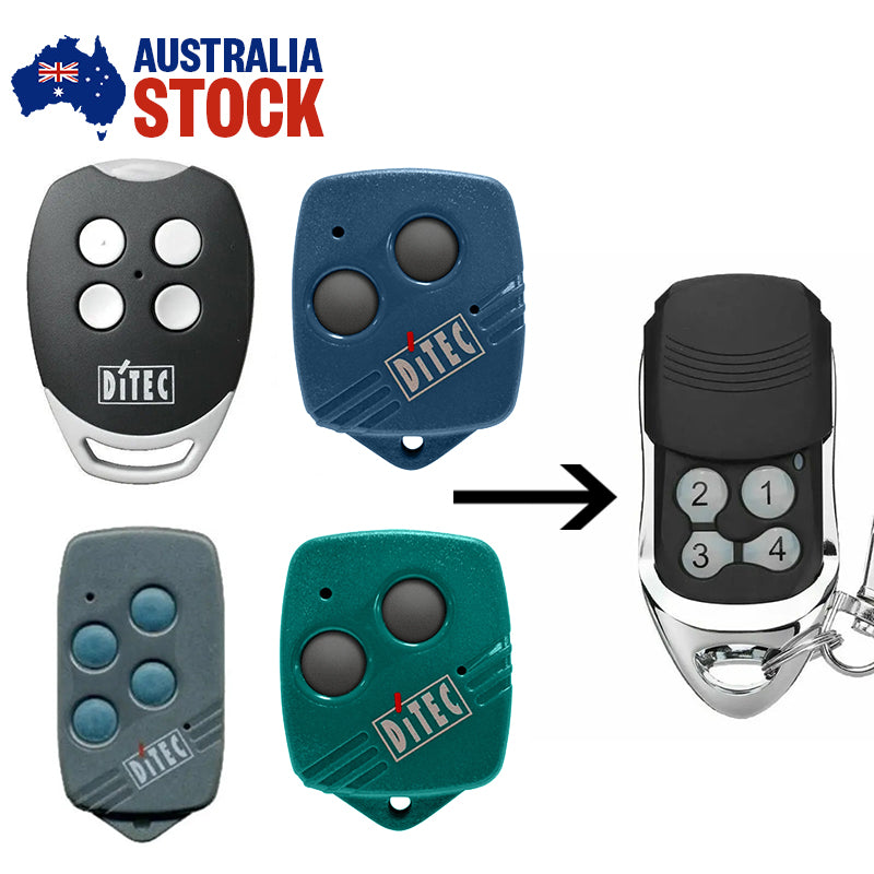 DITEC Garage Remote GOL4, BIXLG4, BIXLP2 & BIXLS2 Replacement Remote ...