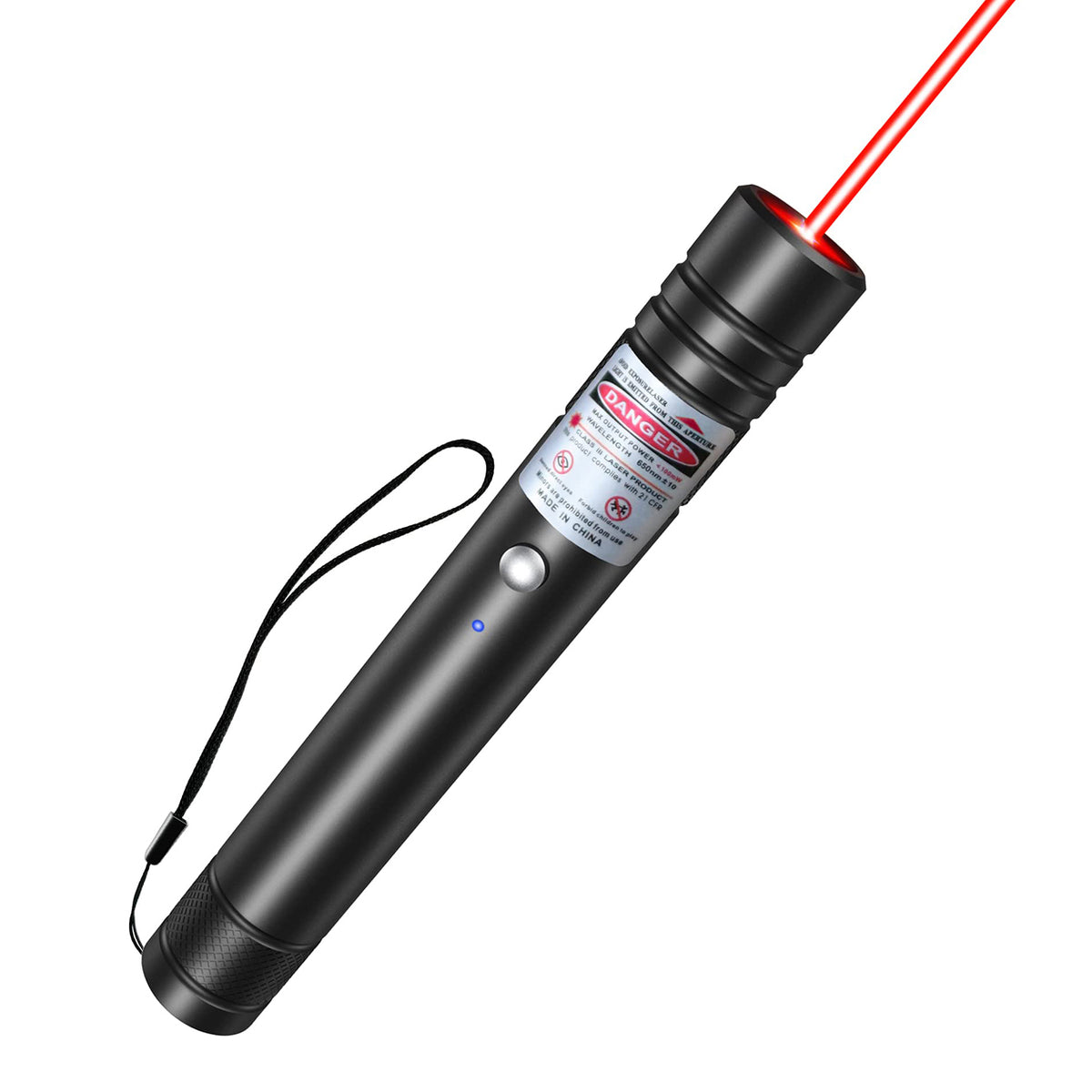 High Power Red Laser Pointer Pen Presenter 5000mw 650nm 303 10000M ...