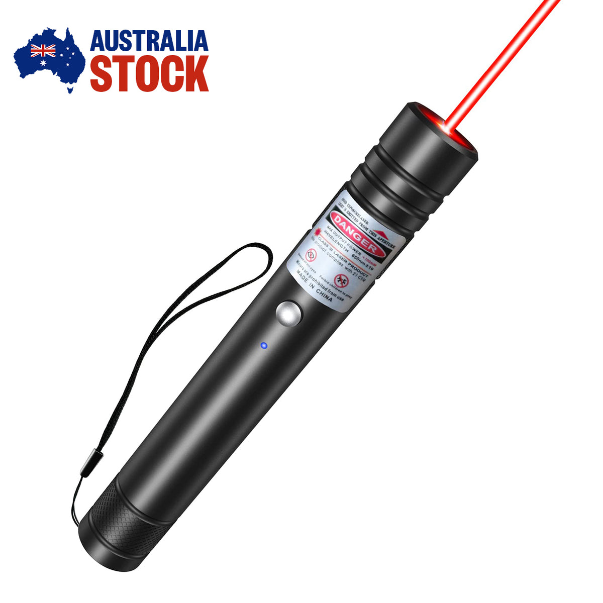 High Power Red Laser Pointer Pen Presenter 5000mw 650nm 303 10000M ...