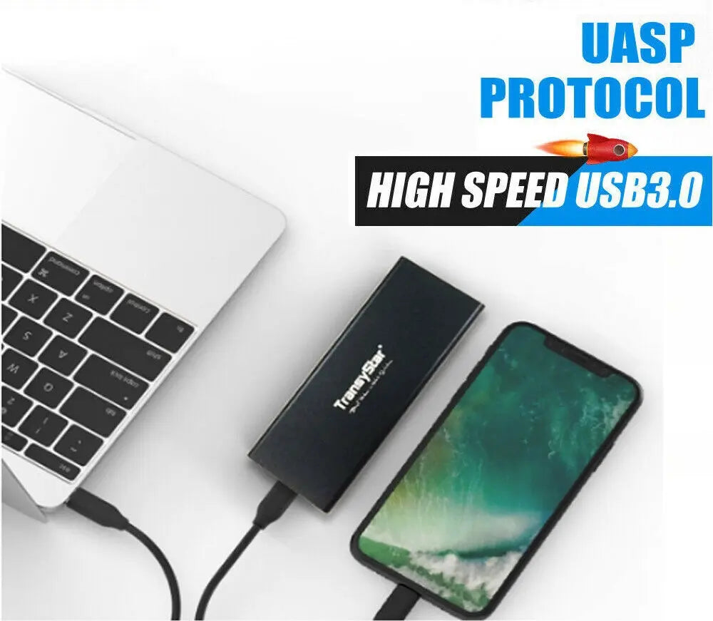 M.2 SSD Enclosure Case NGFF SATA to USB 3.1 Type C External Drive – One ...