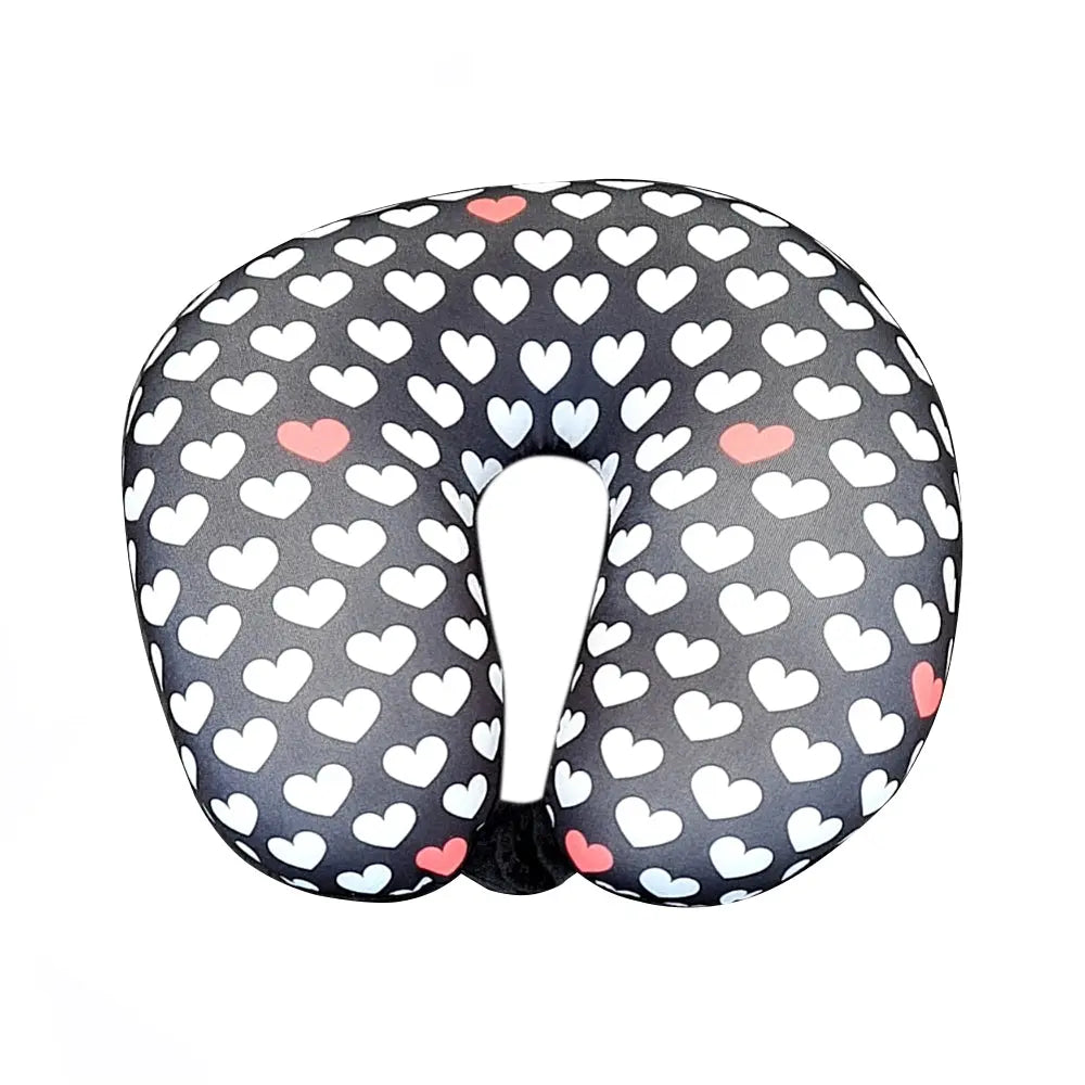 Travel Neck Pillow Cushion Soft U Shaped Neck Support Comfort Cushion ...